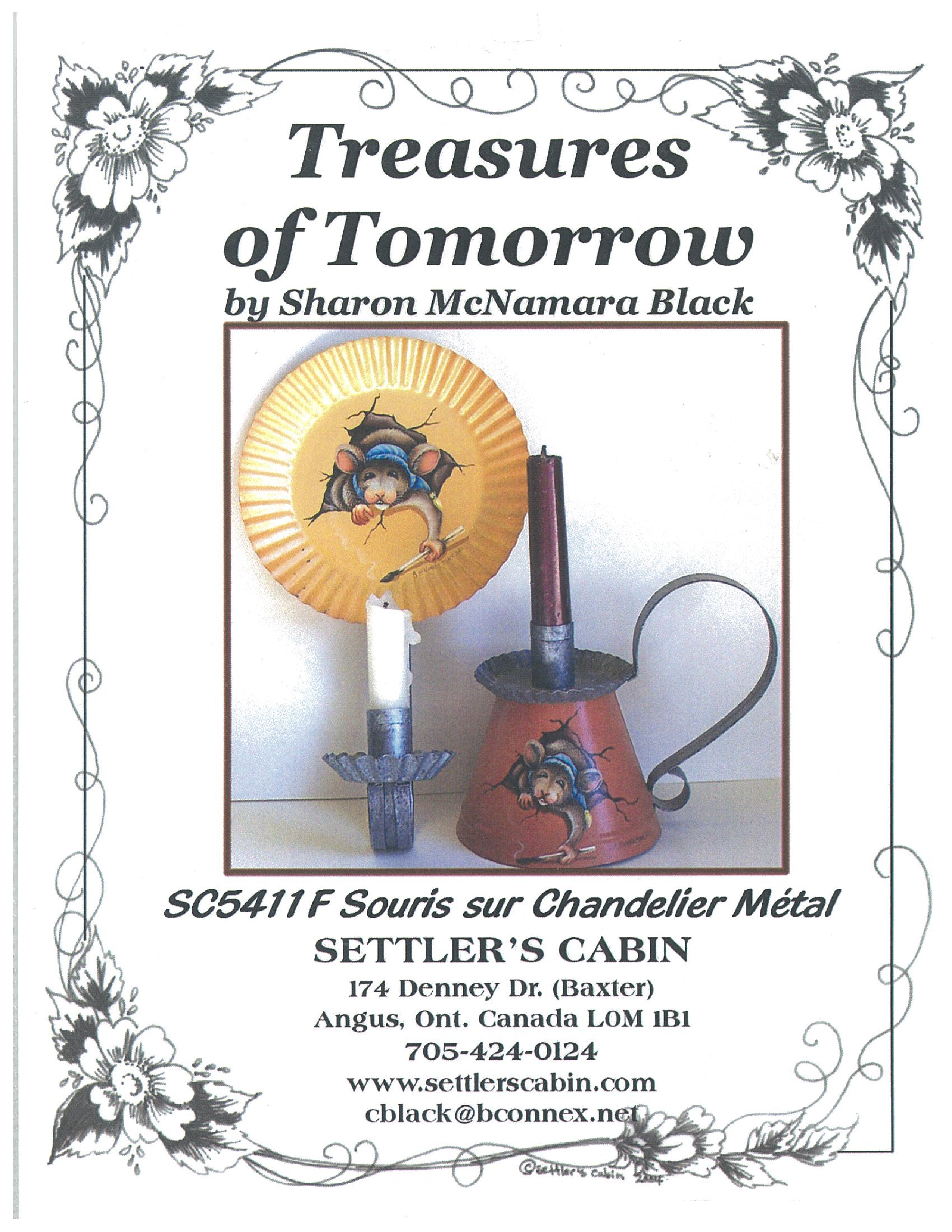 SOURIS SUR CHABDELIER MÉTAL / SHARON MCNAMARA BLACK ...