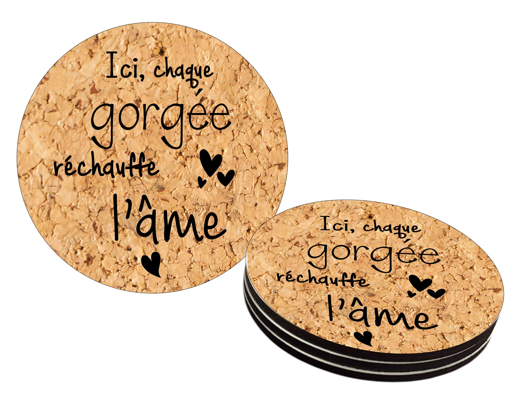 Sous-verre / Ici chaque gorgée... – boutiqueiletaitunefois.com